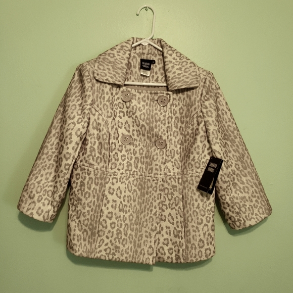 Sharon Young | Jackets & Coats | Leopard Pea Coatsharon Young | Poshmark
